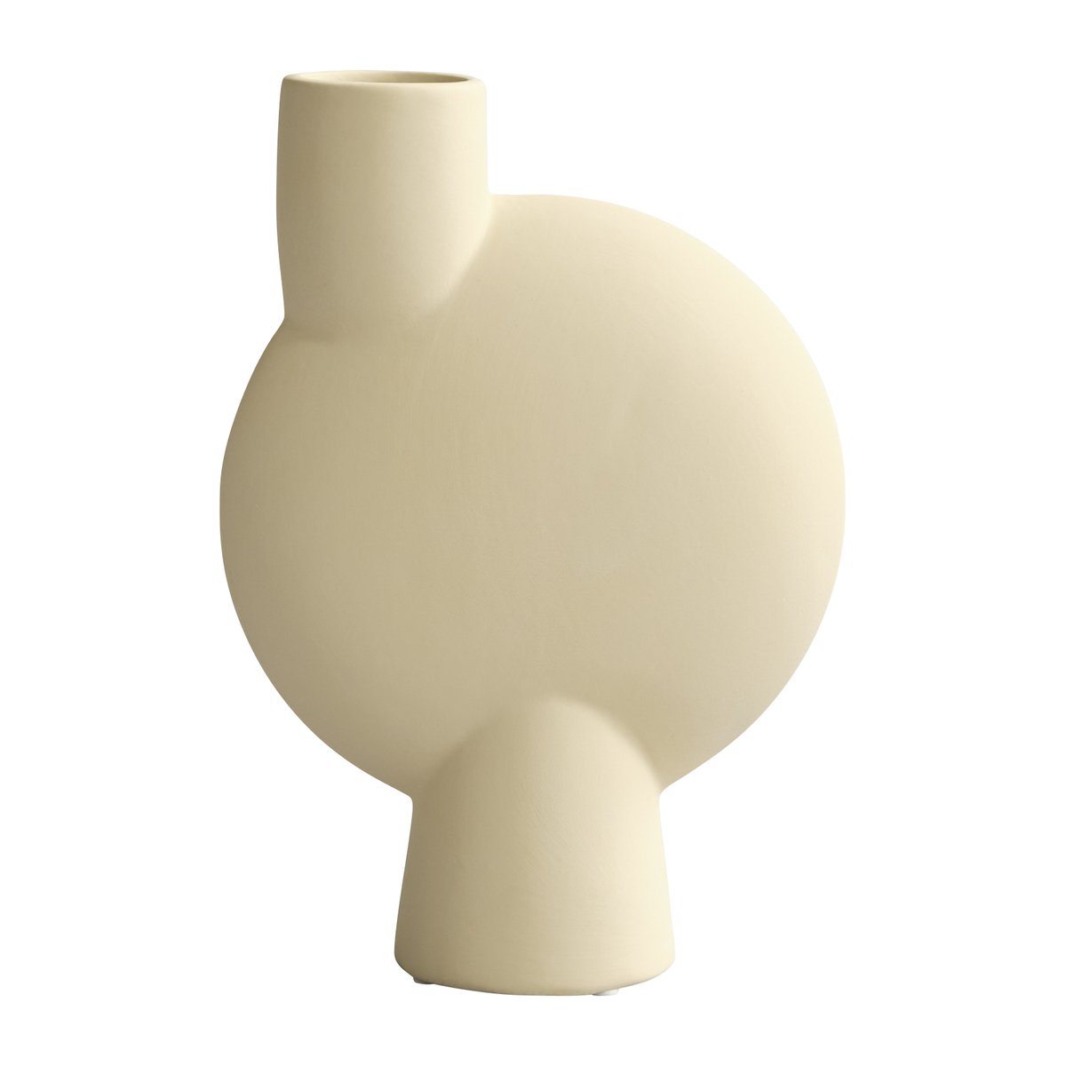 101 Copenhagen Sphere vase Bubl Medio 18x26 cm Biscotti → Se online her!