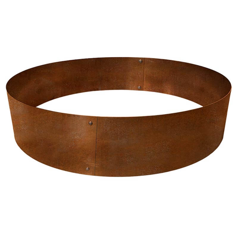 Rundt højbed i cortenstål Ø140 H:20 → Se online her!